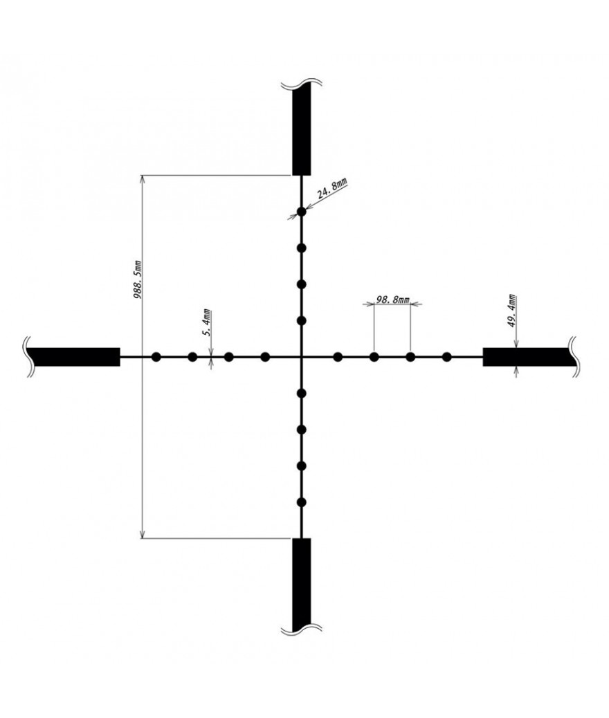 Nachtfalke V6 5-30x50 Gen3 | Tactical | MOA | Mildot